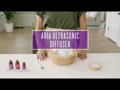 Aria Ultrasonic Diffuser - YouTube
