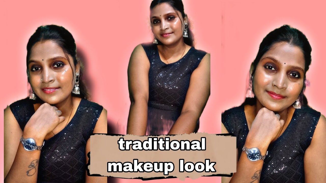 Traditional Makeup Look For This Wedding Season ||Glowing And Simple ...