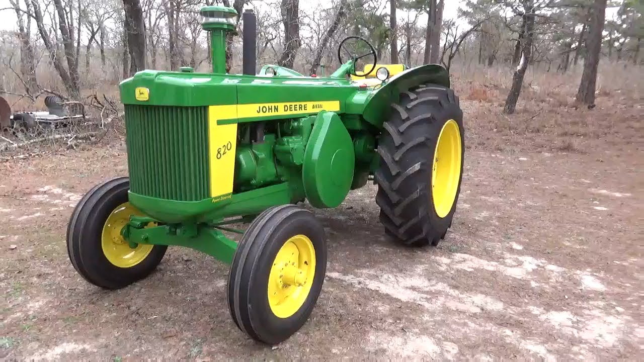 JOHN DEERE 820 COMPLETED WALKAROUND - YouTube