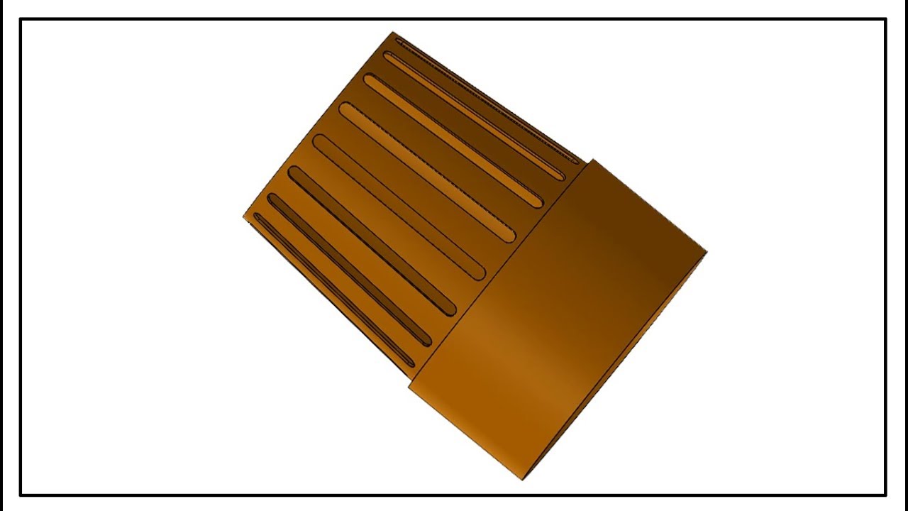 Solidworks Tutorial: How to model toilet storage tank filter - YouTube