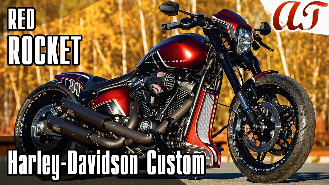 2020 Harley-Davidson FXDR Custom: RED ROCKET * A&T Design - YouTube