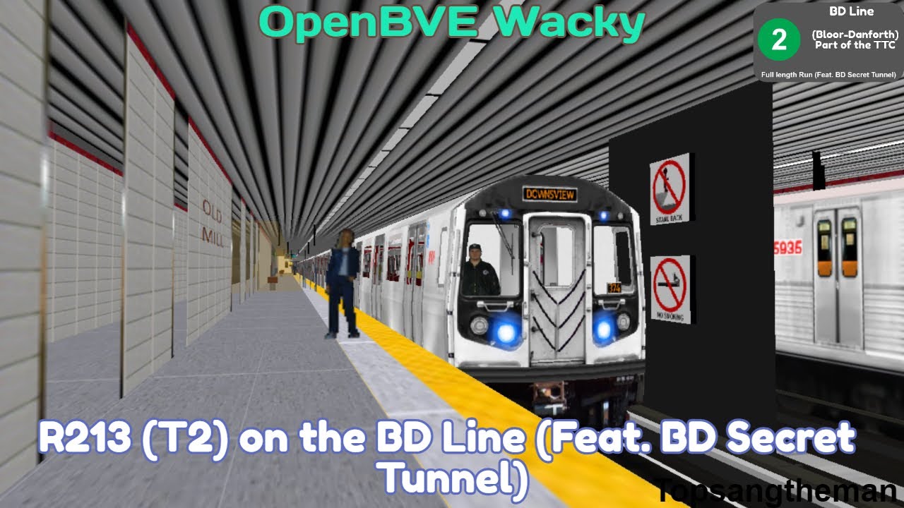 OpenBVE Wacky - R213 (T2) on the BD Line (Feat. BD Secret Tunnel) - YouTube