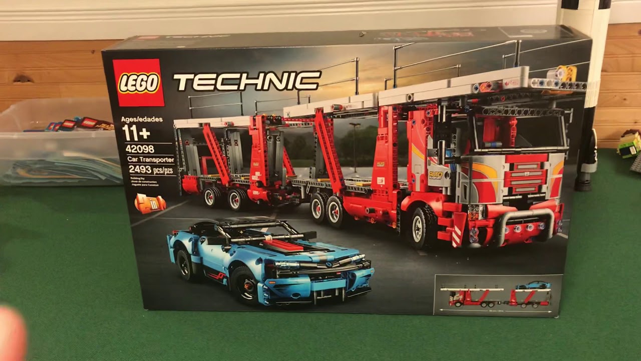 LEGO technic car transporter haul! - YouTube