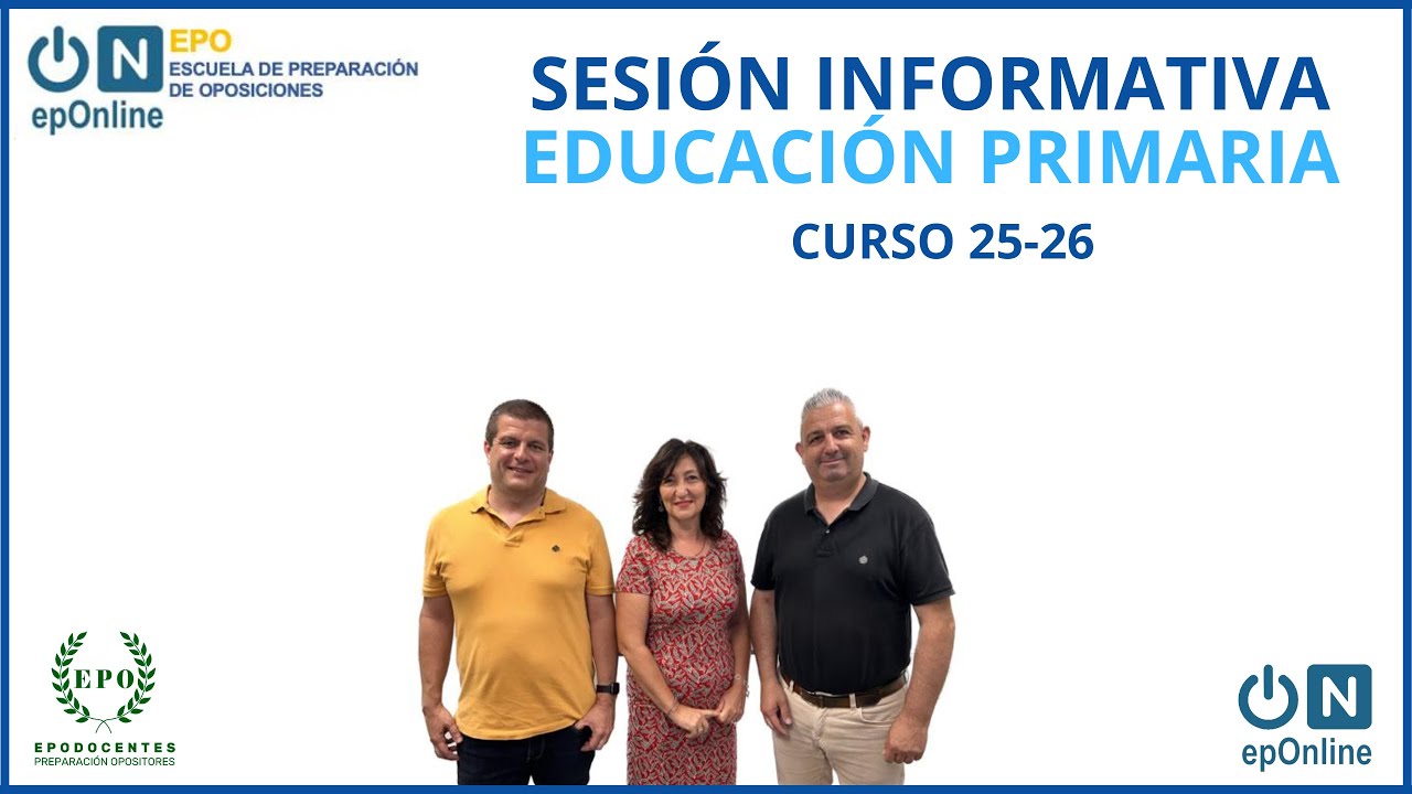 Sesión informativa Educación Primaria Maestros 2026 - YouTube