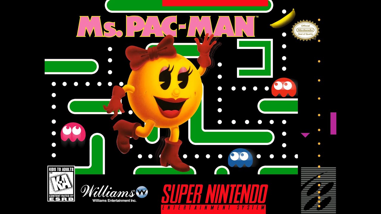 Ms. Pac-Man - Snes ( 1996 - Digital Eclipse ) Ending - YouTube
