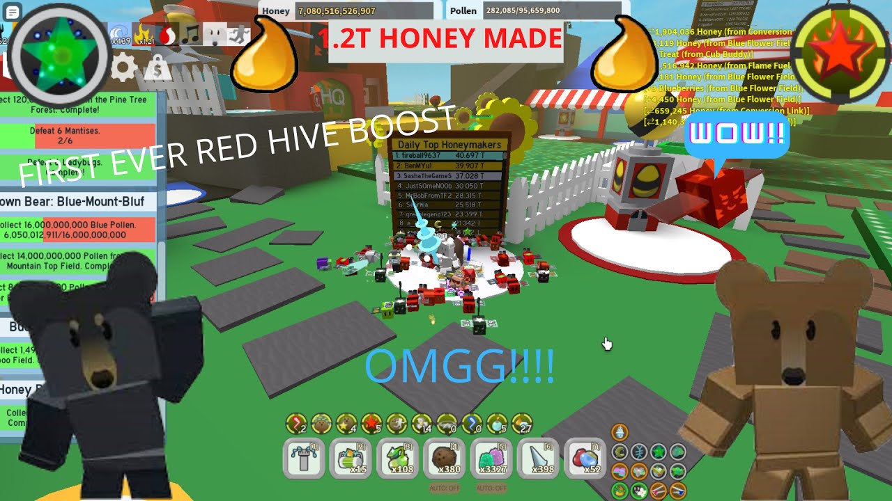 First ever red hive boost!!! - YouTube