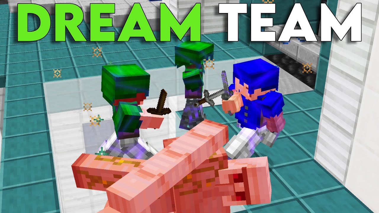 I Found The Dream Team In Minecraft Bedwars - YouTube