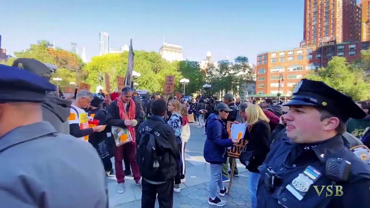 Andy Zee leads #Out Now movement in Union Square - YouTube