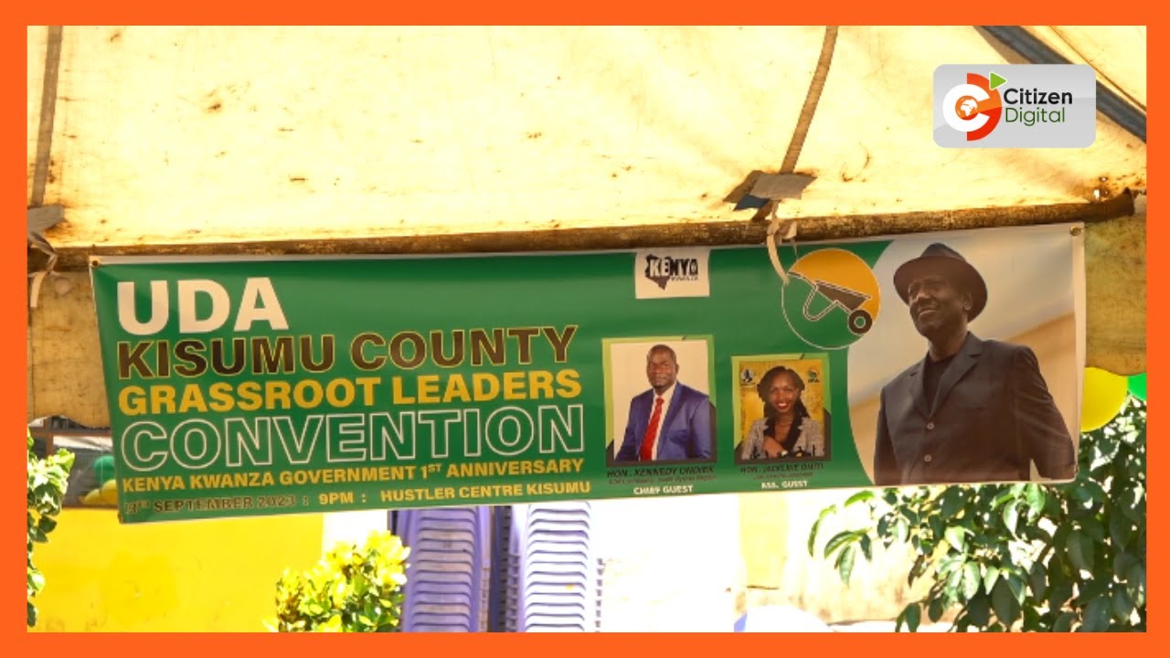 Kisumu UDA supporters defend Ruto’s one year in office record - YouTube