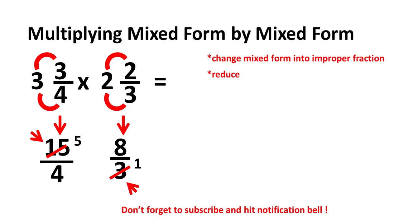MULTIPLYING MIXED FORM BY MIXED FORM TAGALOG - YouTube