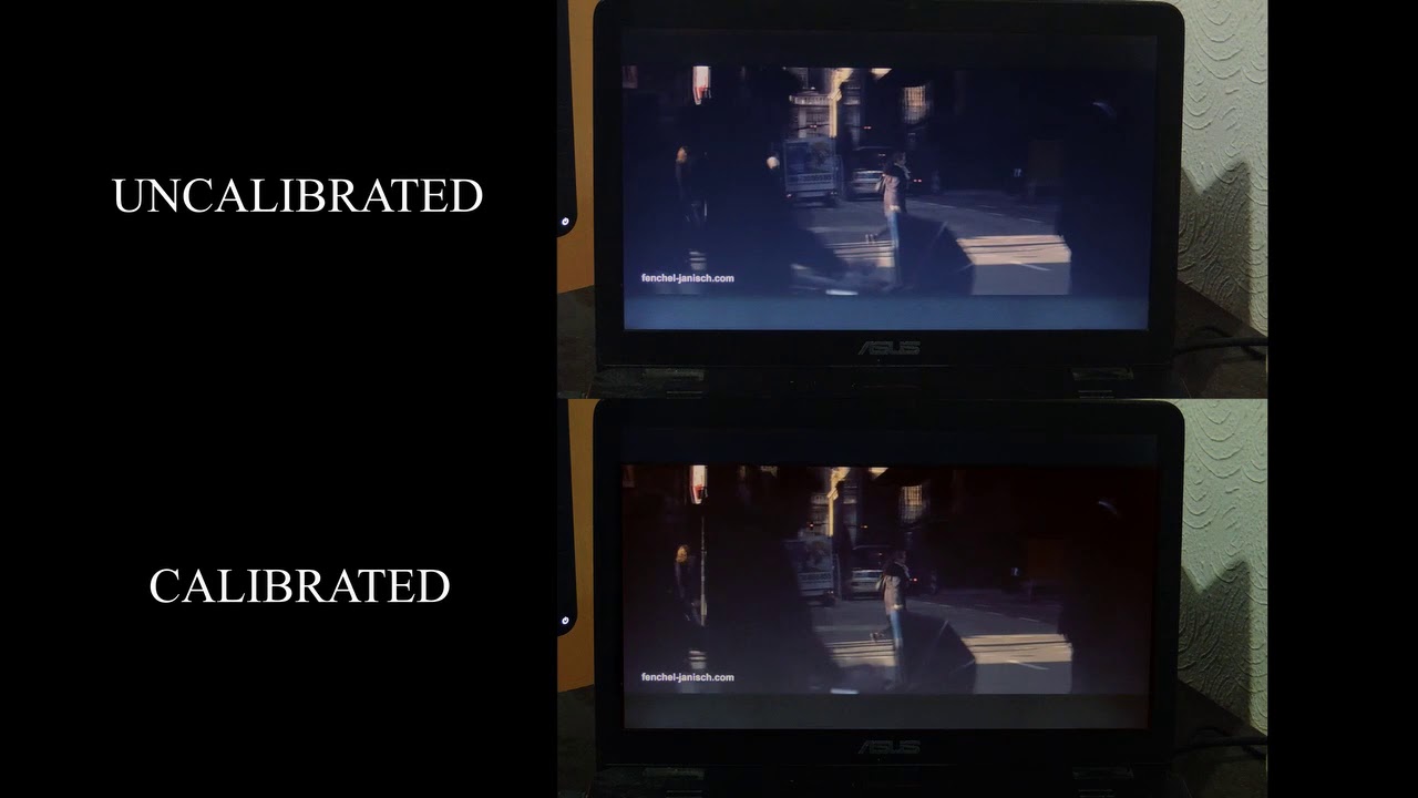 Monitor Calibration Before and After - YouTube