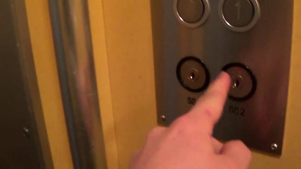 Old Schindler elevator with new cabin buttons @ Fribourg, Switzerland ...
