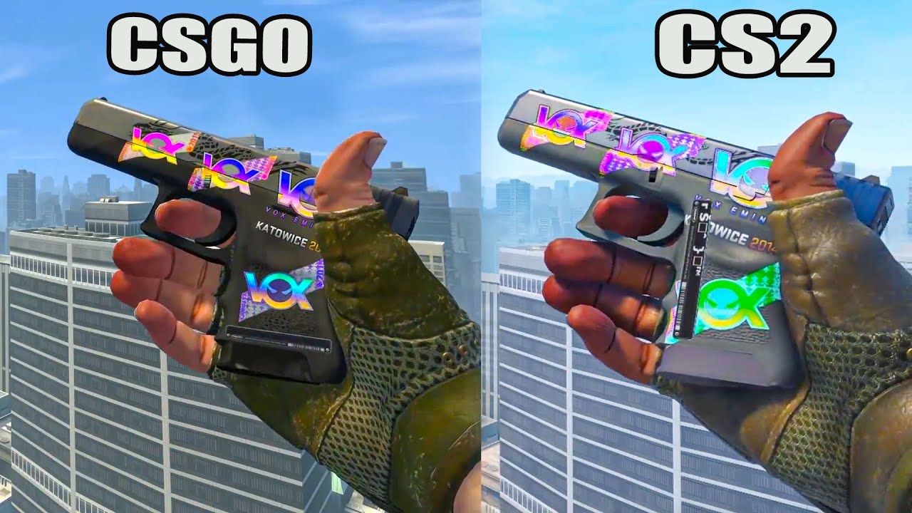 CS2 Updated VOX EMINOR Holo Sticker - CSGO vs CS2 Comparison - YouTube