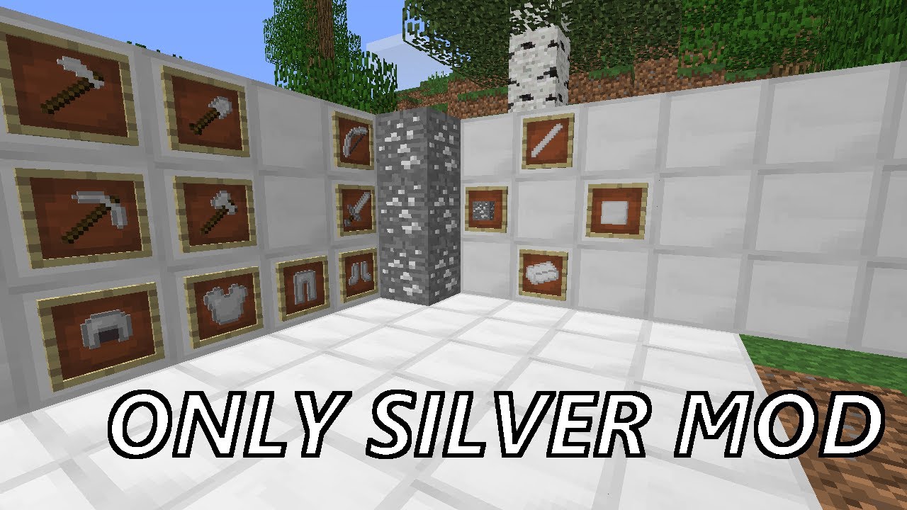 ONLY SILVER - Minecraft Mod Vorstellung - viele neue Sachen aus Silber ...