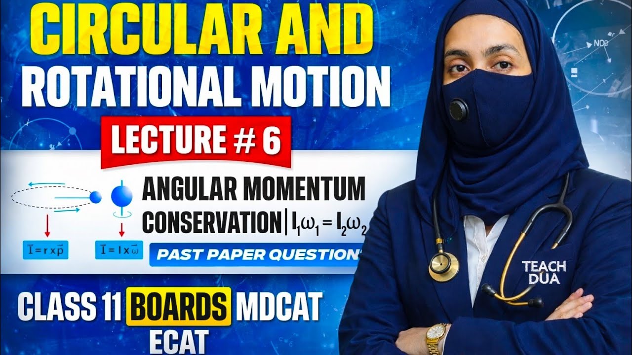 Law of Conservation of Angular Momentum | Class 11 Physics | Rotational ...
