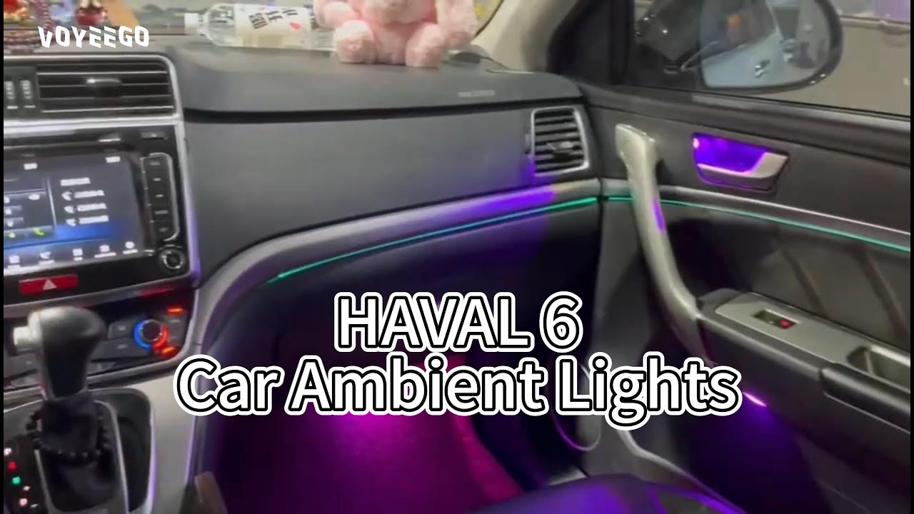 Haval H6 Car Interior Ambient Lights - YouTube