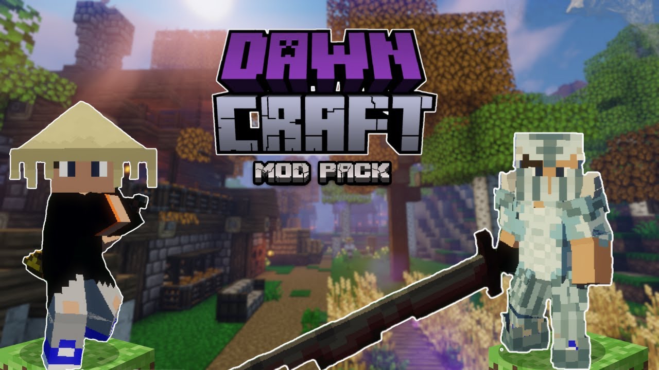 Melhor MOD PACK de 2024! DAWN CRAFT -Vinicius mf- - YouTube