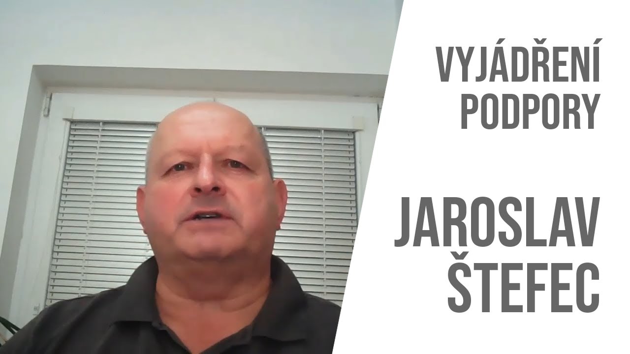Jaroslav Štefec na podporu Jaroslava Bašty - YouTube