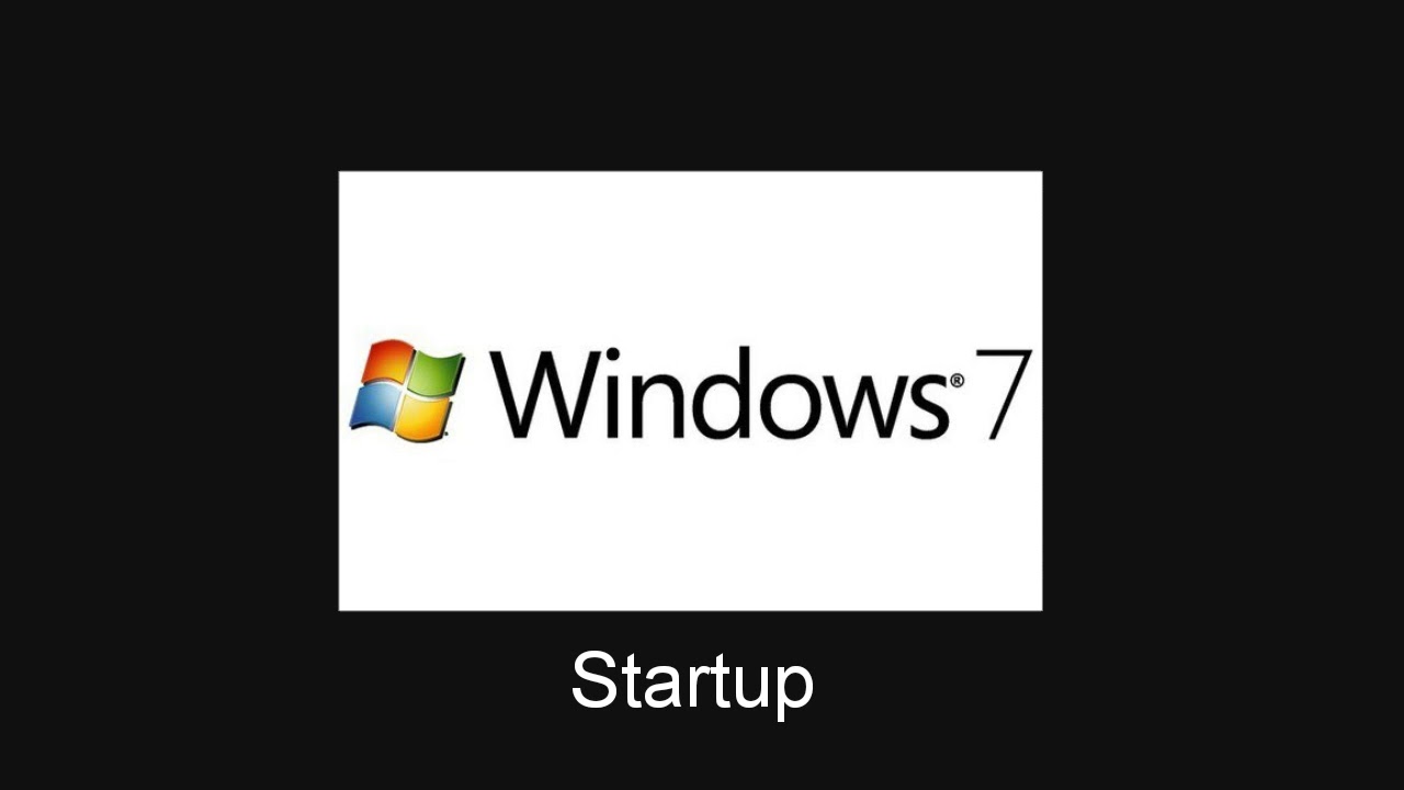 Windows 7 Startup Sound - YouTube