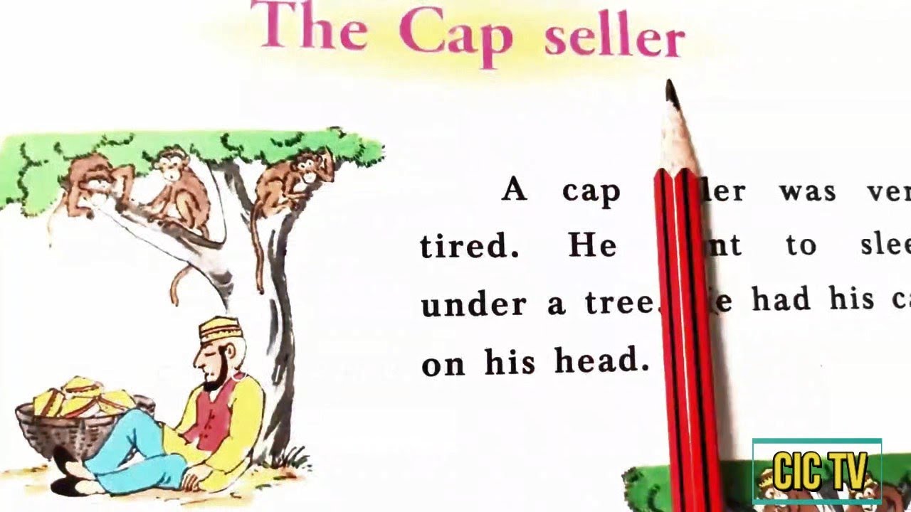 The Cap Seller & Monkey Fairy Tale|English Moral Based Story|Kids ...