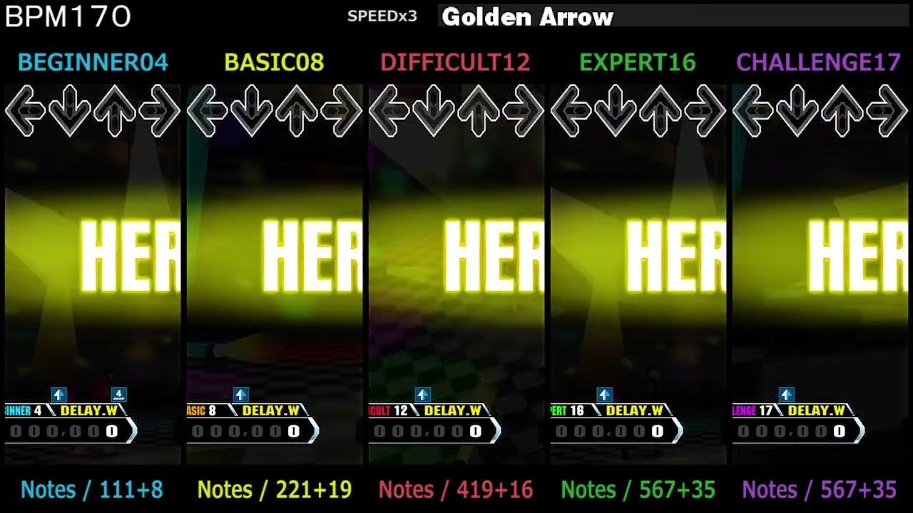 DDR / Golden Arrow - SINGLE (DanceDanceRevolution A20) - YouTube
