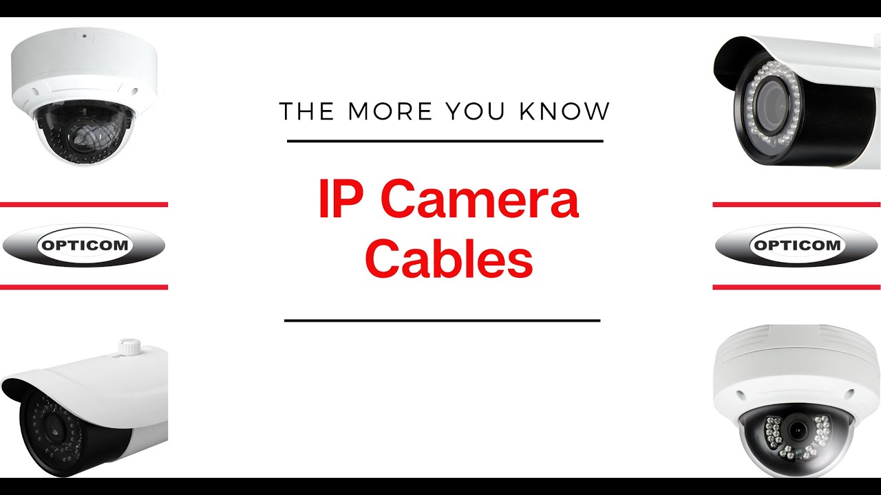 Extra Connections on IP cameras from Opticom - YouTube