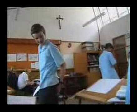 Jason sits on a thumb tack - YouTube