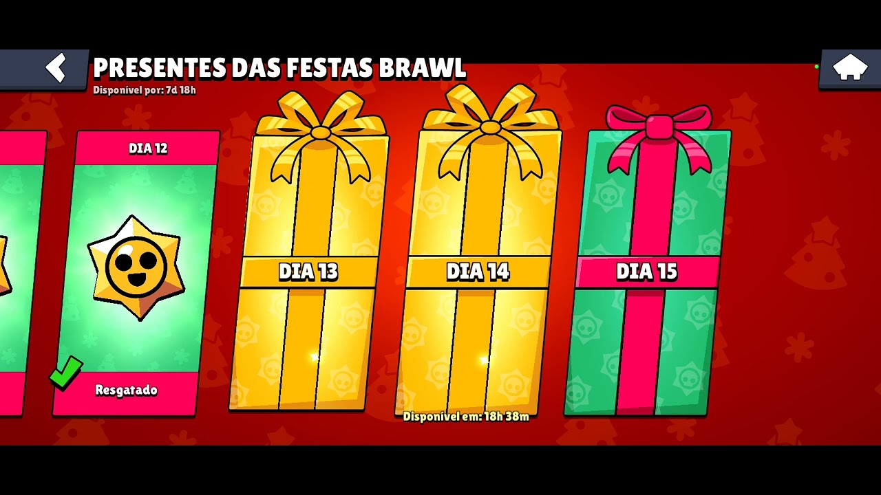 13°presente das festas brawl no Brawl stars!!! 🎁 - YouTube