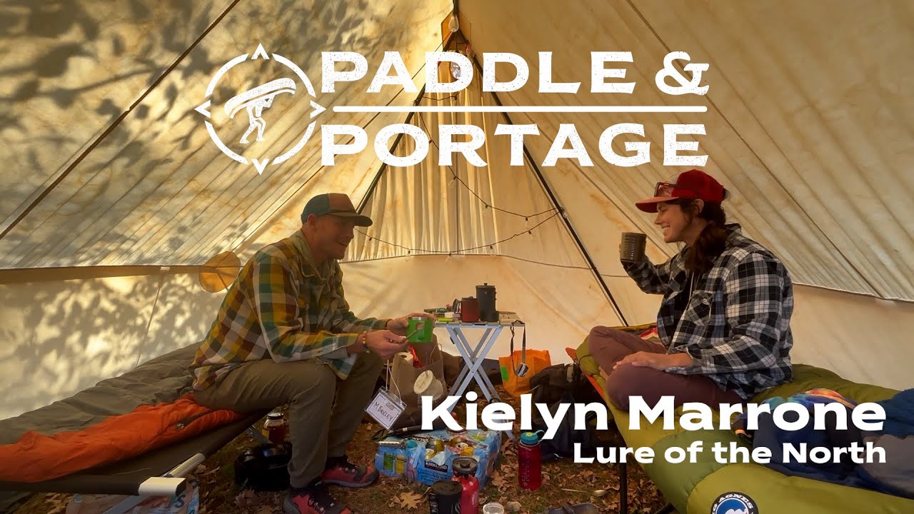 Kielyn Marrone from Lure of the North talks with M Baxley at the Winter ...