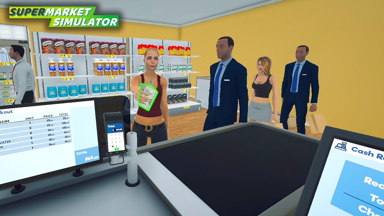 Hiring My First Cashier | Supermarket Simulator Gameplay | Part #3 ...