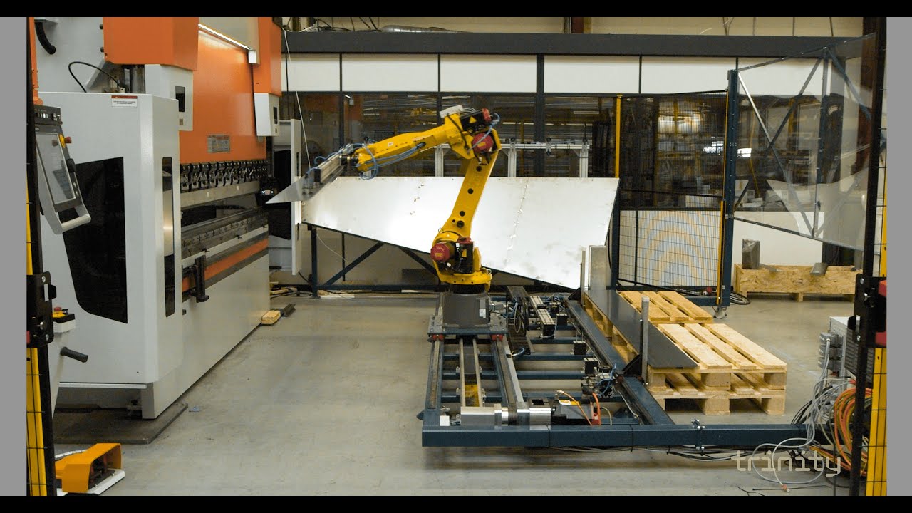 RoboBend 3000 - New Generation Standardised Metal Bending Robot - YouTube