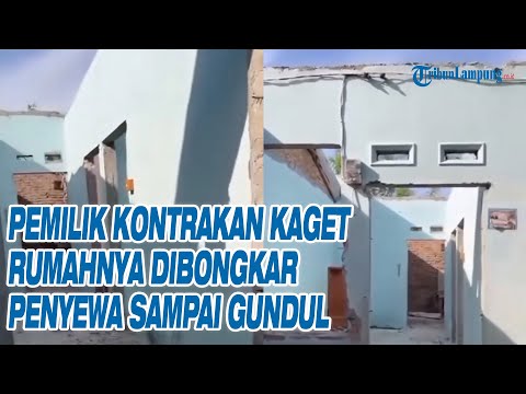 VIRAL Rumah Disewakan Malah Tinggal Batu Bata, Genteng dan Pintu Raib Dibawa Penyewa