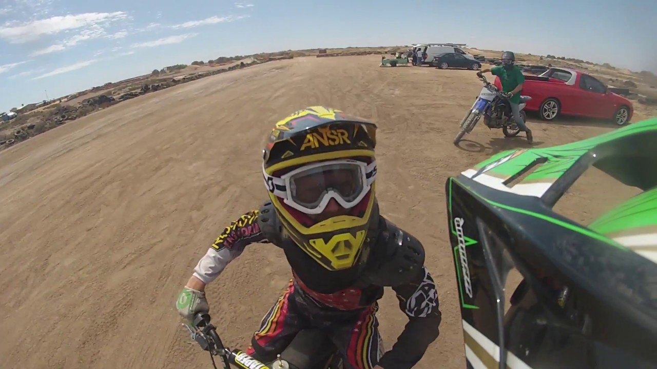 Crazy fast pit bike enduro lap pt gawler - YouTube