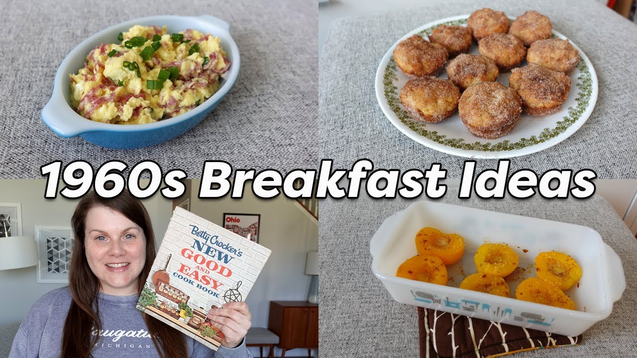 1960s BREAKFAST IDEAS ☀️ Vintage Breakfast Recipes - YouTube