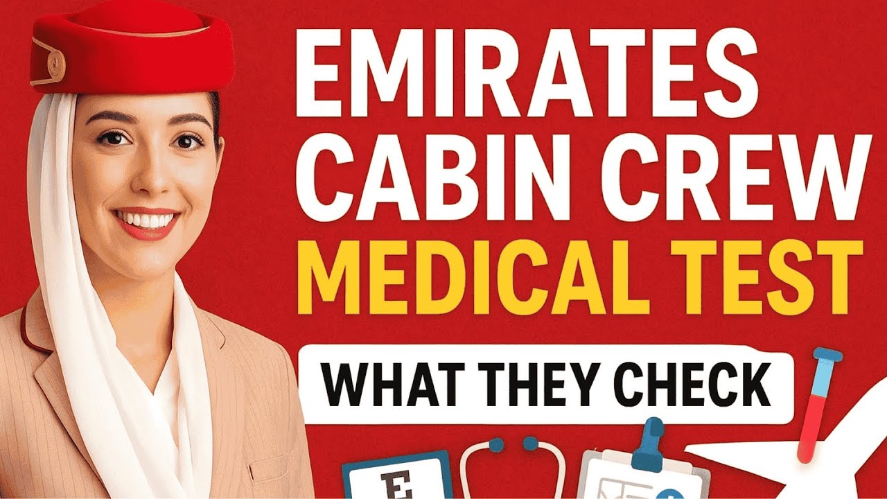 Emirates Cabin Crew Medical Test EXPLAINED ️ | What They Check & How to ...