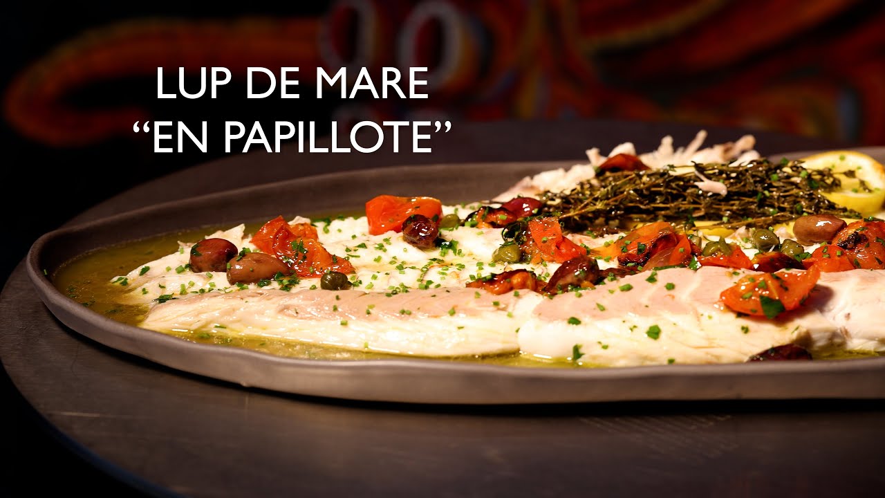 Lup de Mare "En Papillote" - YouTube