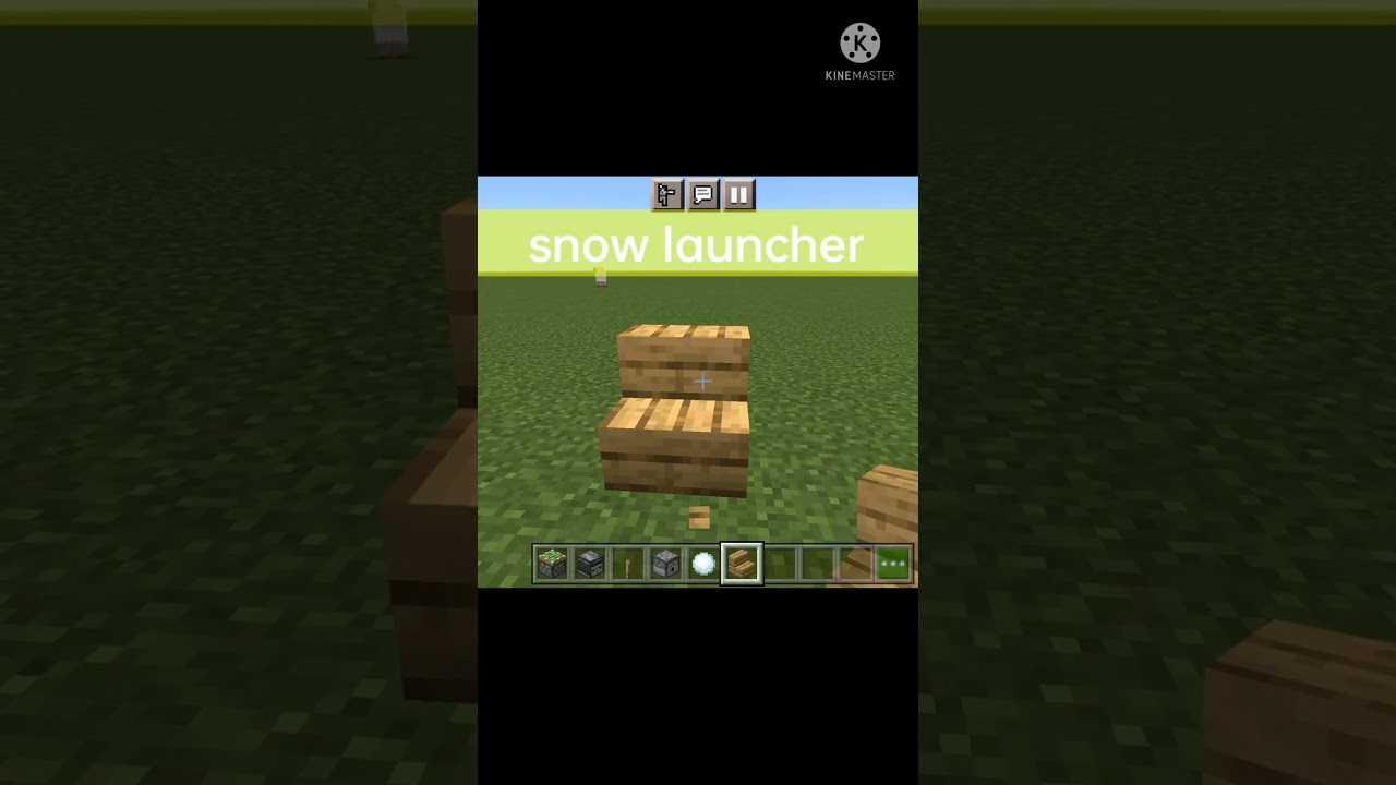 How to make snow launcher in Minecraft || #shorts #youtube - YouTube