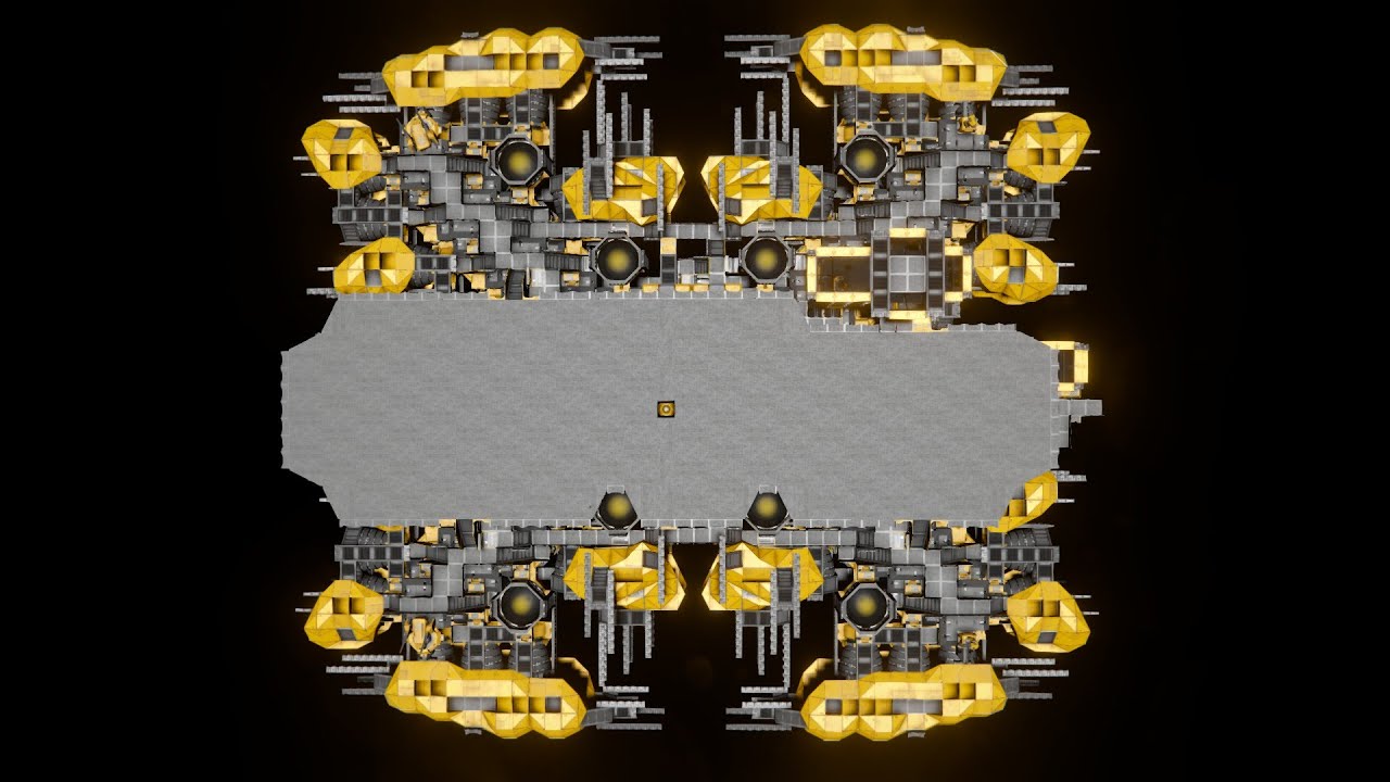 Funky Space Crustacean / Ship Design Process Tutorial / Space Engineers ...