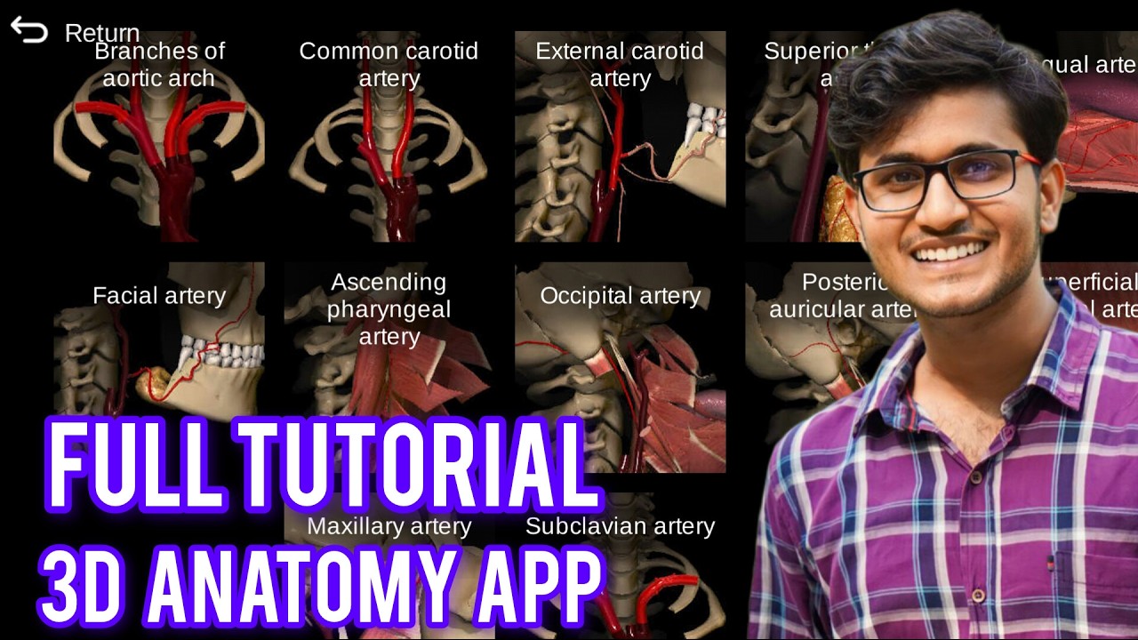 HOW TO EFFECTIVELY USE ANATOMY LEARNING 3D APPLICATION FULL TUTORIAL ...
