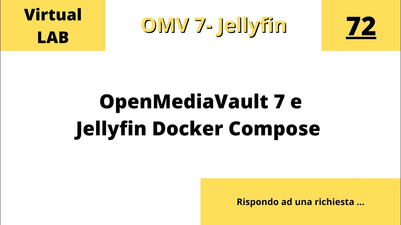 Installazione di Jellyfin con Docker Compose su OpenMediaVault 7, rispondo a: @minifrequenze ...