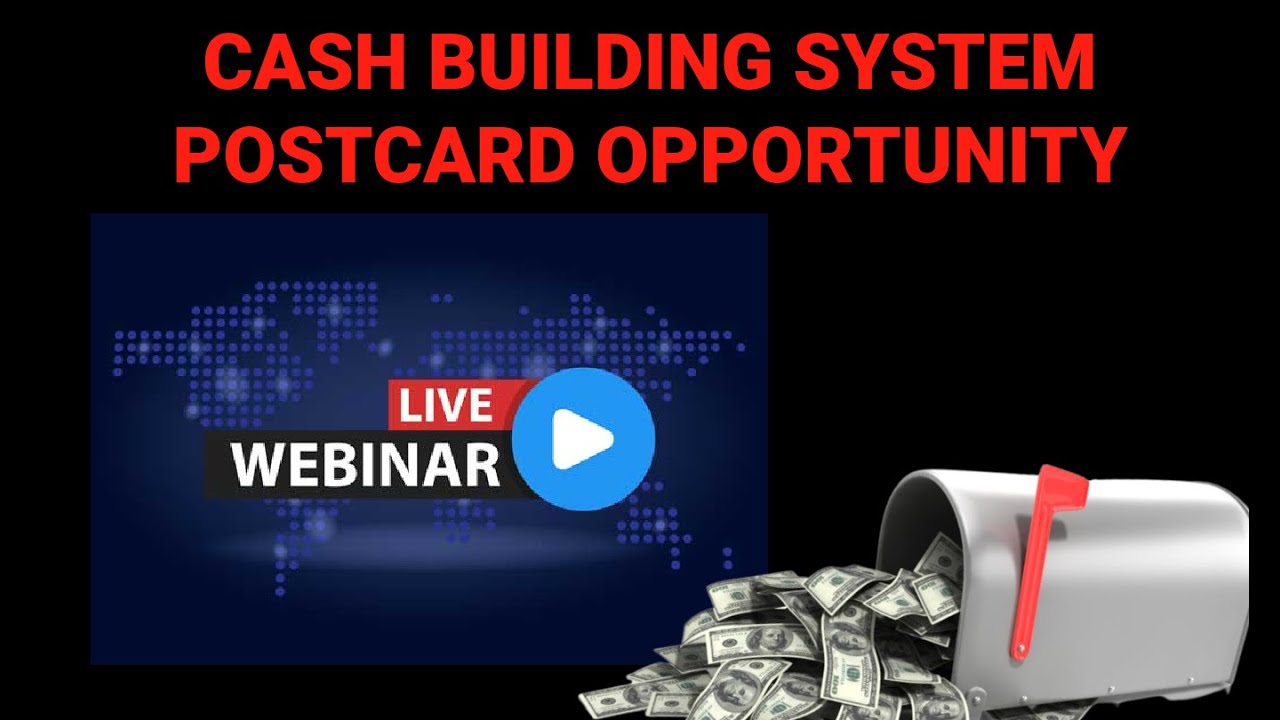 Cash Building System Unlimited Postcard Program Opportunity Webinar ...