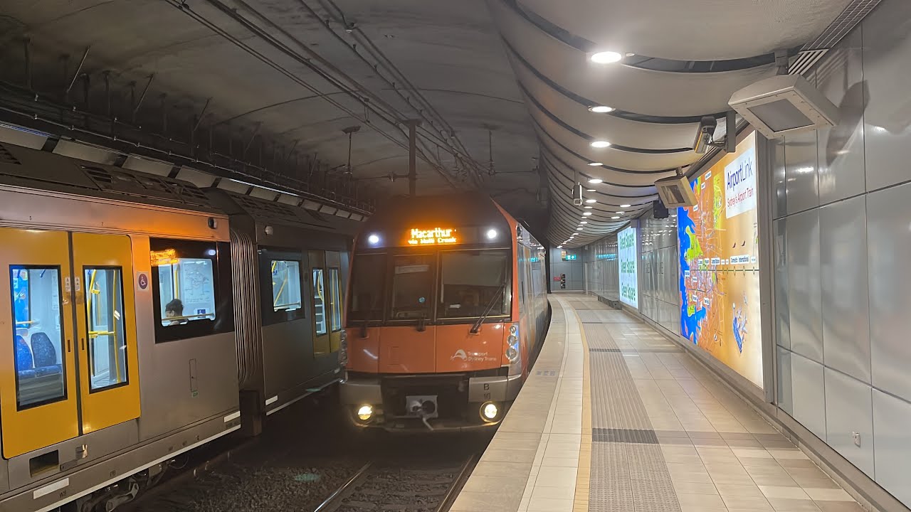 Sydney Trains: B3 and B16 at Green Square - YouTube