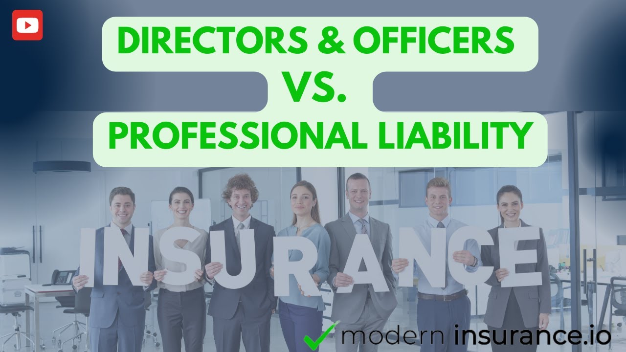 Is Directors and Officers Insurance the Same as Professional Liability ...