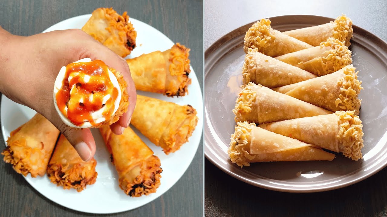 Cheese chicken cone | Ramadan special recipes | Iftar special recipe ...