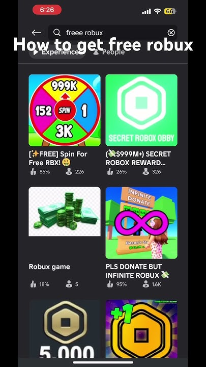 How to get free robux - YouTube
