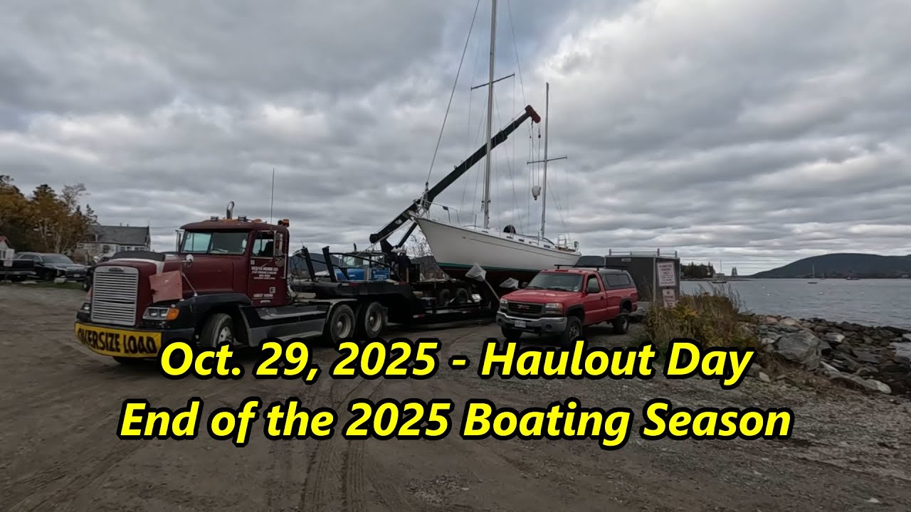 October 29, 2025 - Haulout Day - End of the 2025 Boating Season - YouTube