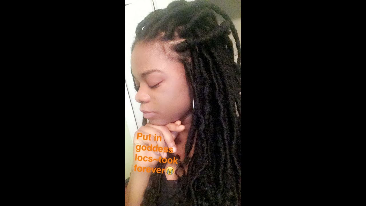EASY Goddess Locs~ Mini Tutorial! - YouTube