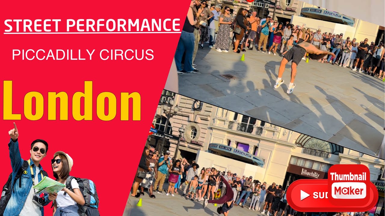 Street performance in london 2023 Piccadilly Circus 4k video, London ...