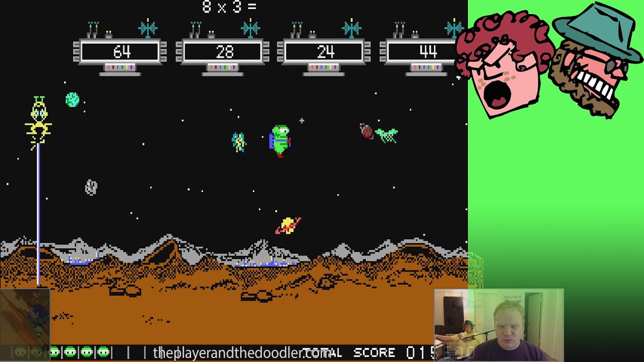 Math Blaster Plus!: The Player and the Doodler - YouTube