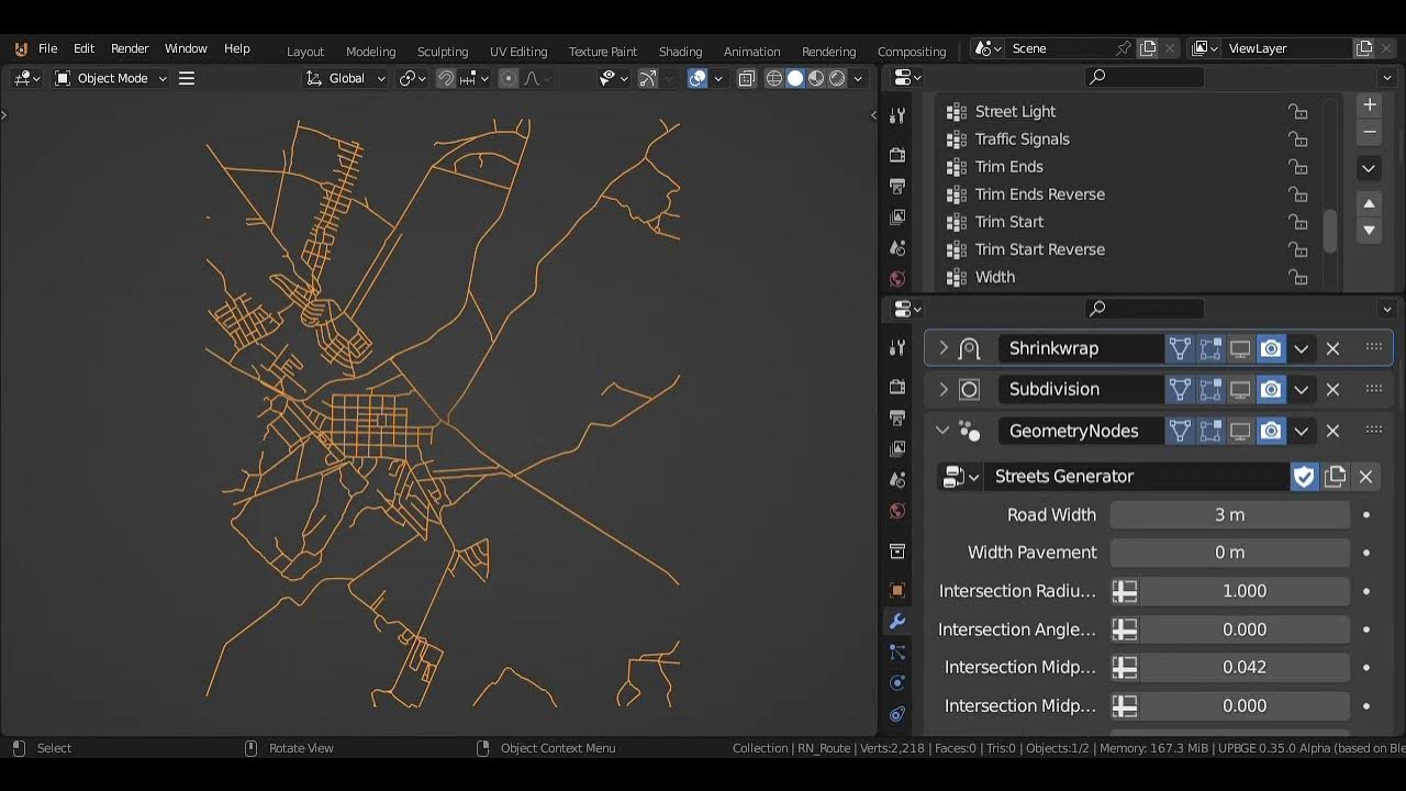 Blender City Streets | (OSM/GIS) | Geometry Nodes Attribute Hack (acceptable or not..?) - YouTube